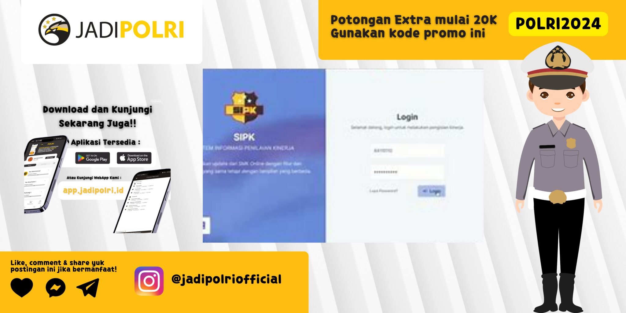 SIPK Polri Login, Apa Itu SIPK Polri? dan Begini Cara Login nya